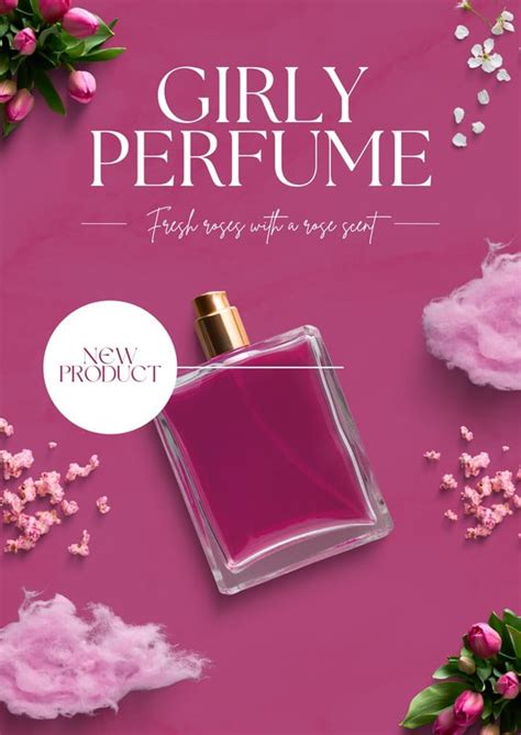 Free And Customizable Perfume Templates