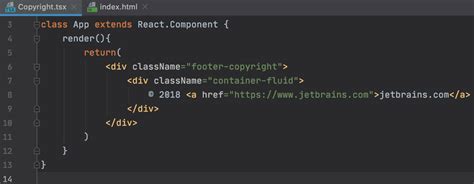 React Webstorm Documentation
