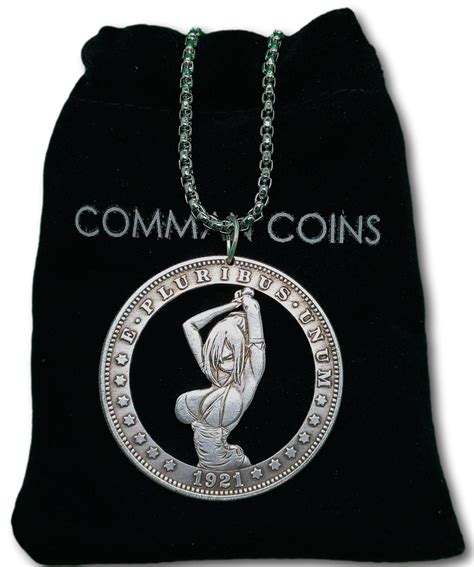Cut Coin Hobo Coin Necklace Sexy Girl Tied Up BDSM Bondage Kinky US Cosplay American Fantasy