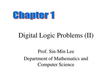 PPT Digital Logic Problems II PowerPoint Presentation Free Download ID 448222