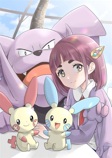 Lacey Minun Plusle And Granbull Pokemon And 1 More Drawn By