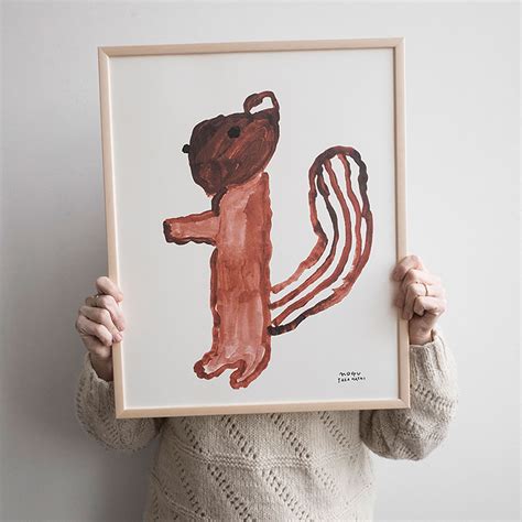 Squirrel Poster 아티쉬