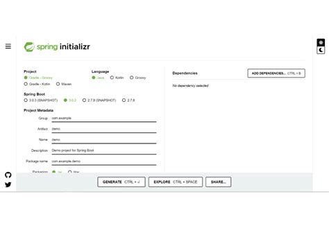 Spring Initializr Logicmojo