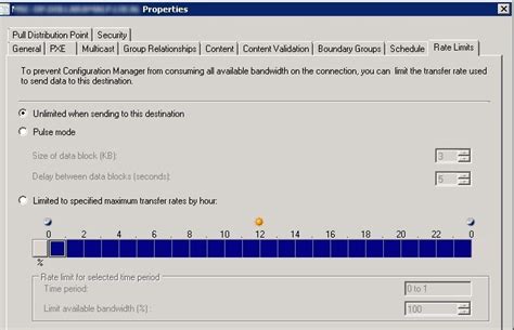 How To Limit Sccm 2012 Pull Distribution Point Bandwidth