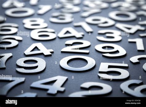 Mathematics Background Made With Solid Numbers Closeup View Mathematics Background Made With