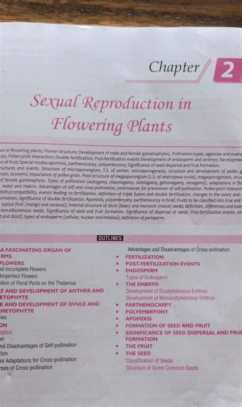 Sexual Reproduction Inflowering Plantson In Flowering Plants Flower St