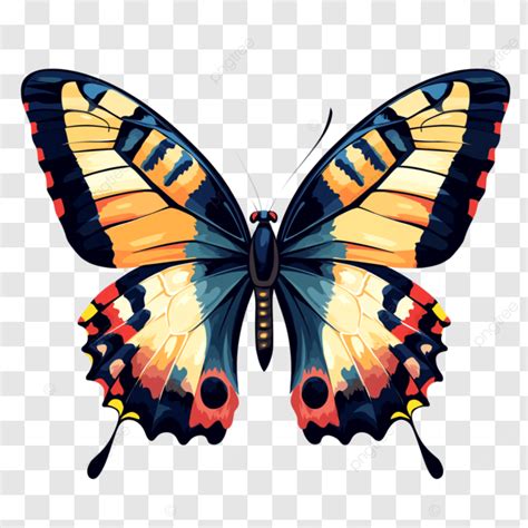 활기 넘치는 화려한 나비 클립 아트 그림 화려한 나비 클립 아트 나비 그림 추상 나비 Png 일러스트 및 이미지 에 대한 무료 다운로드 Pngtree
