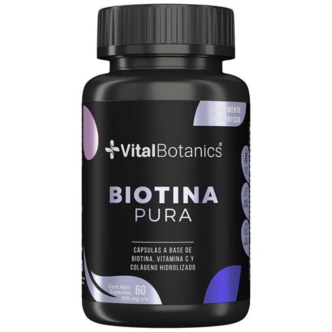 Biotina Pura Colageno Hidrolizado Con 60 Capsulas