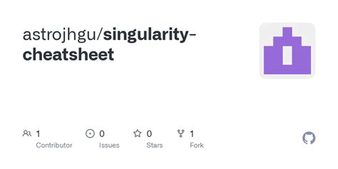 Github Astrojhgusingularity Cheatsheet