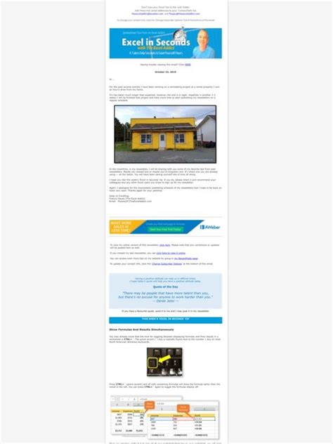 Excel Addict Excel In Seconds Show Formulas And Results Simultaneously Milled