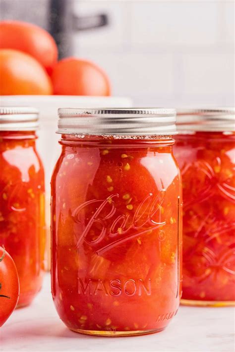 How To Can Diced Tomatoes Step By Step
