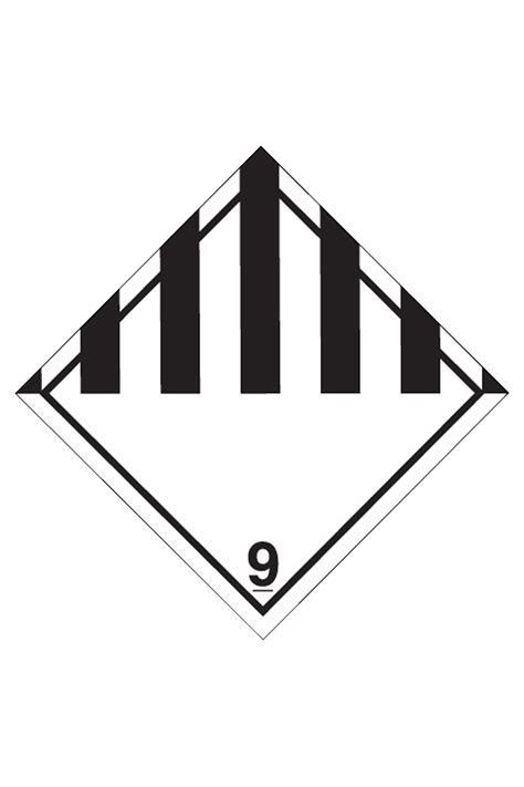 4 X 4 Miscellaneous Hazard Class 9 Label 500 Per Roll 4 X 4 Miscellaneous Hazard Class 9 Label 500 Per Roll