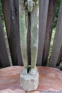 Sex Sculpture LARGE PENIS FERTILITY STATUE Dayak Tribal Figure Art