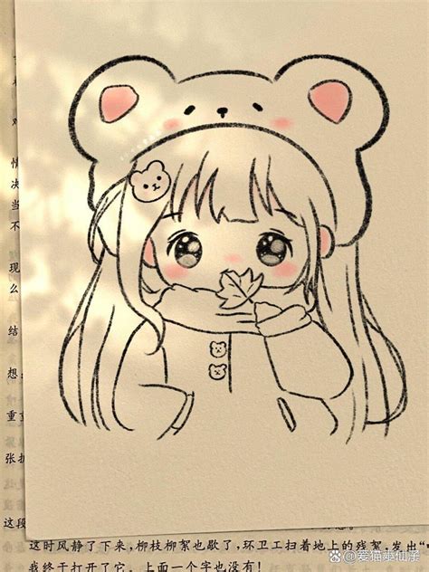 怎样画女孩子简笔画（最新10张） 简笔画图片大全