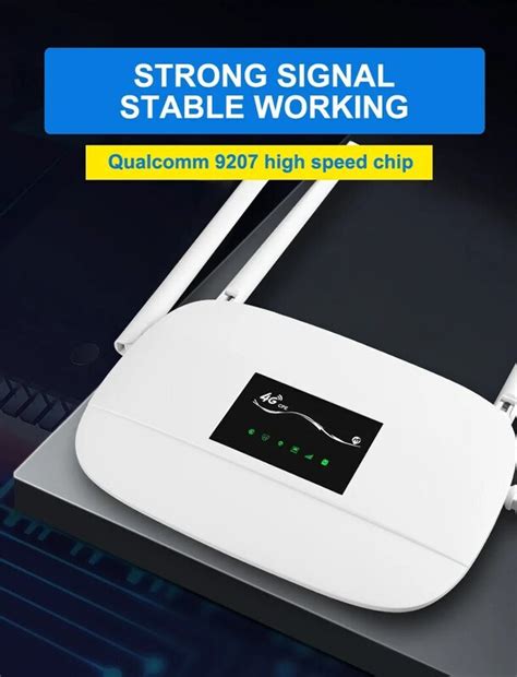 4g Wifi Router 4g Cpe ซิมการ์ด Wireless Router Wifi 32ผู้ใช้ Rj45 Wan Lan เสาอากาศ Lte โมเด็มใน