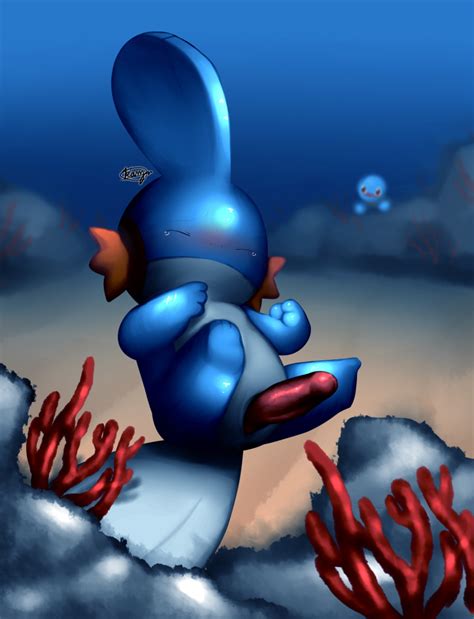 rule 34 closed eyes color male male only mudkip nintendo nude penis pokemon pokemon species