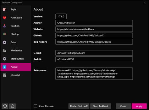 TaskbarX Not Working In Window After Upgraded To Version H Issue ChrisAnd