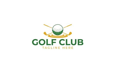 Golf Club Logo Design Template Premium Vector