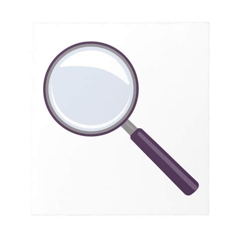 Magnifying Glass Notepad Zazzle