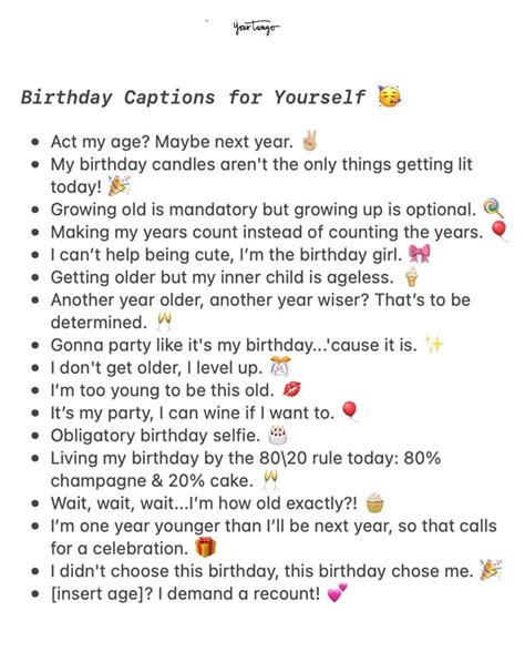90 Birthday Captions For Instagram To Get Those Candles Lit Birthday Captions Birthday