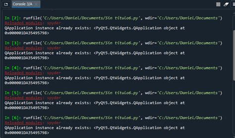 Pyqt Code Cannot Run Twice · Issue 2970 · Spyder Idespyder · Github