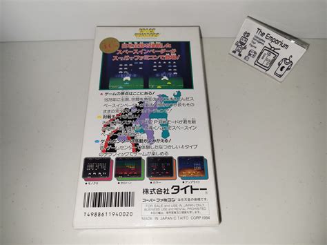 Space Invaders The Original Game Nintendo Sfc Super Famicom The Emporium Retrogames And Toys