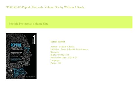 Ppt Pdf Read Peptide Protocols Volume One By William A Seeds Powerpoint Presentation Id