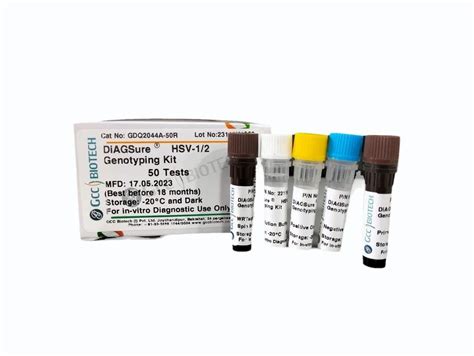 Diagsure Herpes Simplex Virus Hsv 1 2 Taqman Pcr Kit At ₹ 142000 Piece Pcr Kit In Kolkata