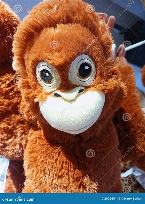 Orangutan Doll From Ikea Store Indonesia Stock Image Image Of Backdrop Seamless 262568149