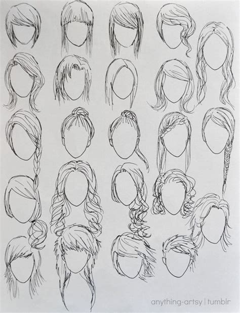 How To Draw Hair Step By Step Image Guides