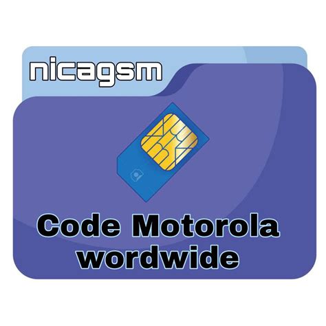 Code Network Unlock Motorola Worldwide 【nck Only】