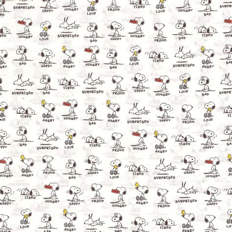 Snoopy Emotions Printed Fabric Made In Japan Etsy Australia