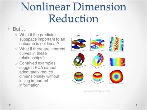 Review Of Methods For Dimension Reduction