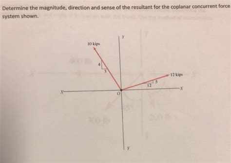 Solved Determine The Magnitude Direction And Sense Of The