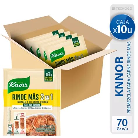Caja Premezcla Para Carne Picada Knorr Rinde Más 3 En 1 Mercadolibre