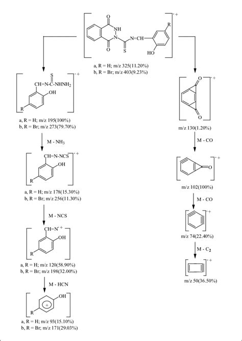 Scheme 3 Mass Fragmentation Pattern Of Compounds 3a And 3b Download