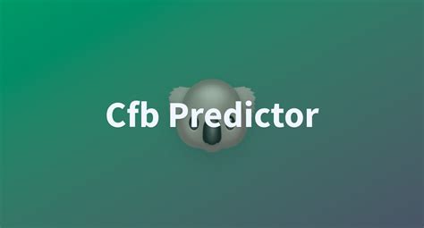 Cfb Predictor A Hugging Face Space By Tmarks Adobe