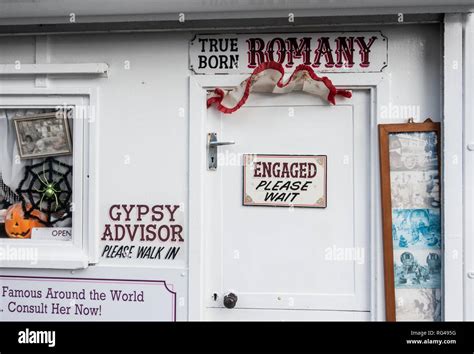 Gypsy Fortune Teller And Palm Reader In Whitby North Yorkshire Uk