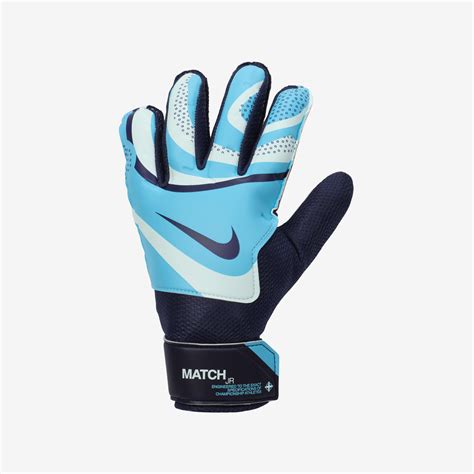 Buy Nike Match Jr Goalkeeper Gloves Blue Fury Glacier Blue Blackened