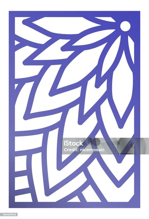 벡터 레이저 컷 패널 장식 패널에 대 한 추상 패턴 템플릿입니다 인테리어 디자인 레이아웃 결혼식 초대장 카드 봉투 장식 미술 마찰에 대 한 서식 파일 등 개체 이미지 조각