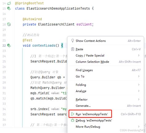Java Api操作es853 03编写程序、测试查询es Java85 文档 Csdn博客
