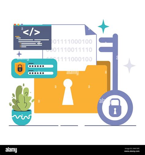 Data Encryption Personal Information Internet Access Or Database