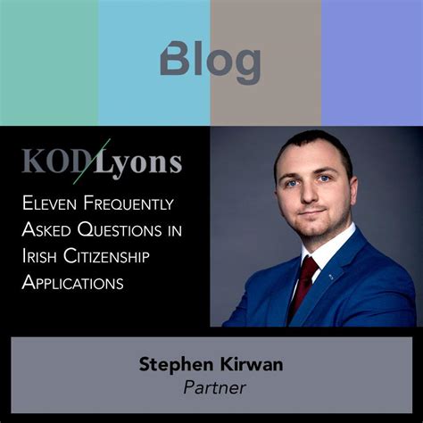Frequently Asked Questions In Irish Citizenship Applications Kod Lyons