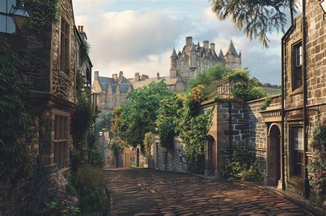 Premium Photo Journey Into The Heart Of Edinburgh Scotland With Generative Ai