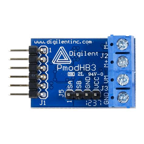 Pmod Hb3 H Bridge Driver With Feedback Inputs Mgsl