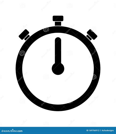 Stopwatch Timer Clock Icon Stock Vector Illustration Of Icon 169766912