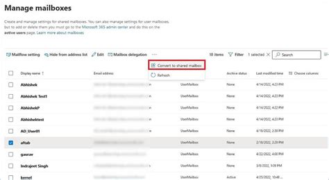Convert A User Mailbox To Shared And A Shared Mailbox To User Mailbox In