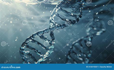 Aquatic Dna Mysteries Unveiled Stock Image Image Of Molecular Complexity 314319207