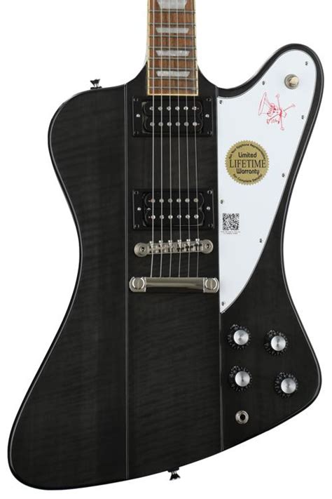 Epiphone Limited Edition Slash Firebird Translucent Black Sweetwater