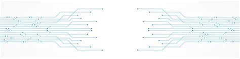 Premium Vector Abstract Technology Background Blue Circuit Board Pattern Microchip Power Line